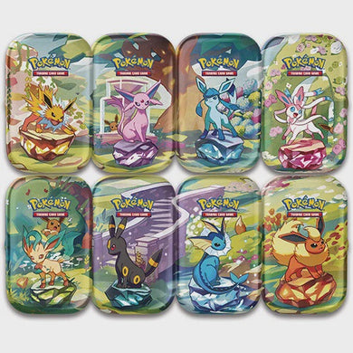 POKEMON TCG SCARLET & VIOLET 8.5 PRISMATIC EVOLUTIONS MINI TINS INGLES ...